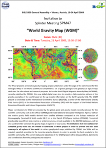 World Gravity Map project (WGM) – BGI